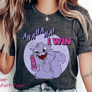 Vintage Yzma Cat Ahaha I Win Comfort Colors Shirt, the Emperor's New ...