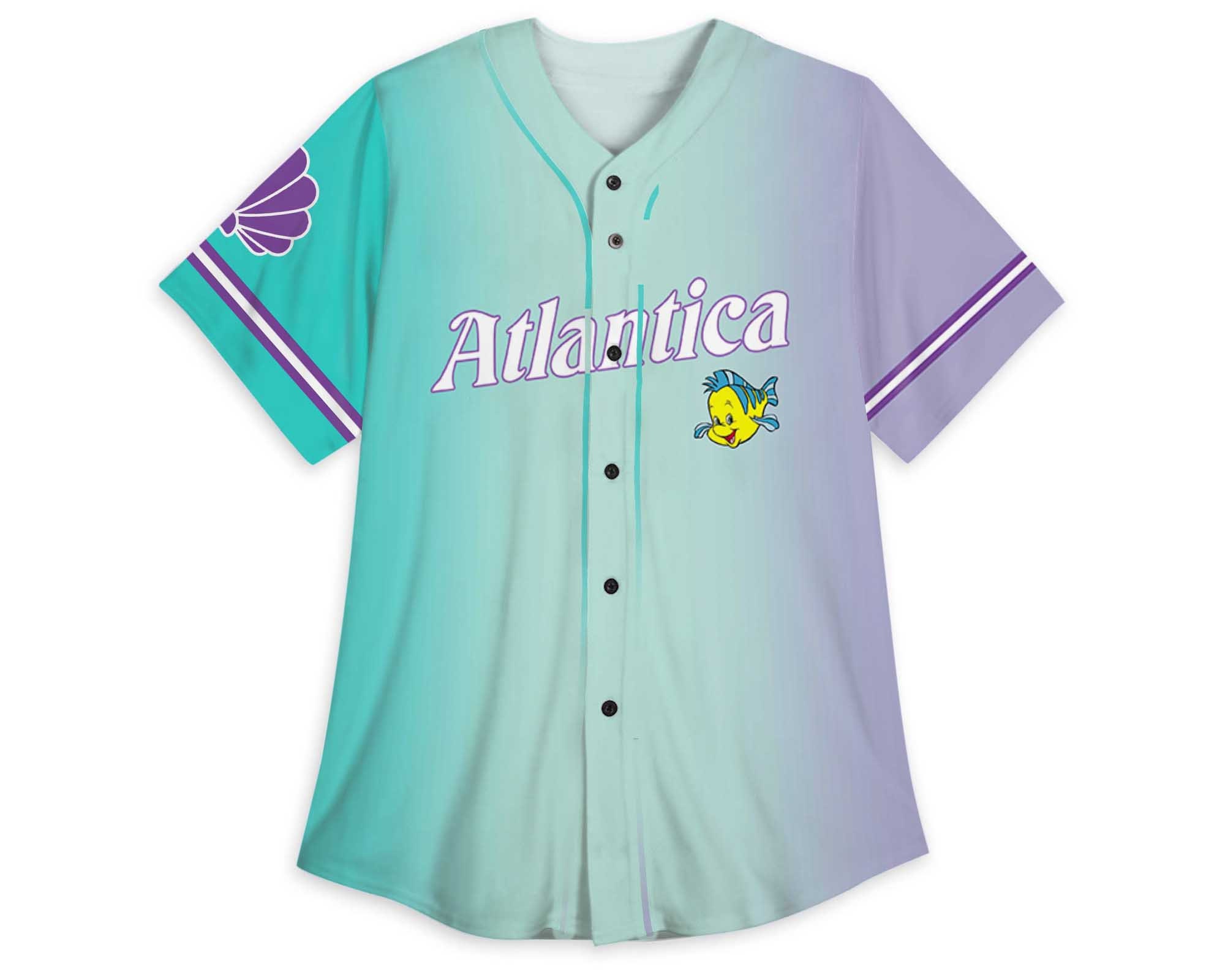 The Little Mermaid Atlantica Flounder Fish 2 Sided Baseball - Etsy