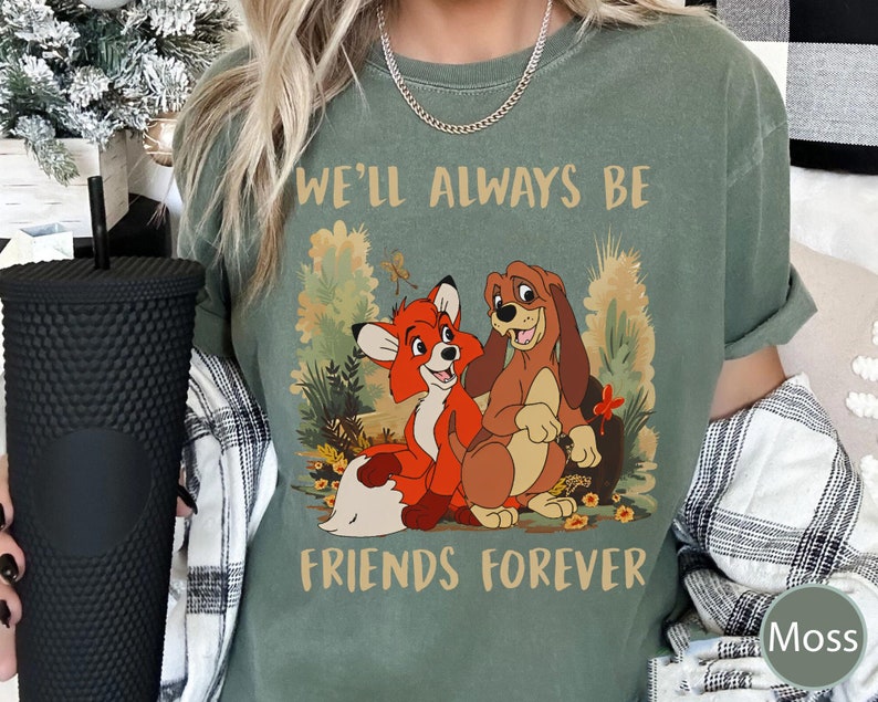 Copper and Todd Always Be Friends Forever Comfort Colors Shirt, the Fox ...