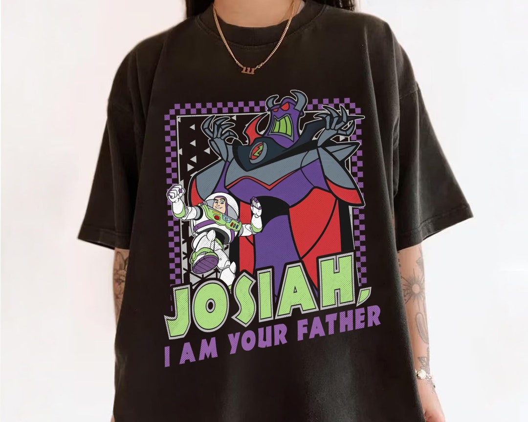 Custom Kid Name Zurg and Buzz Lightyear I Am Your Father Checkered ...