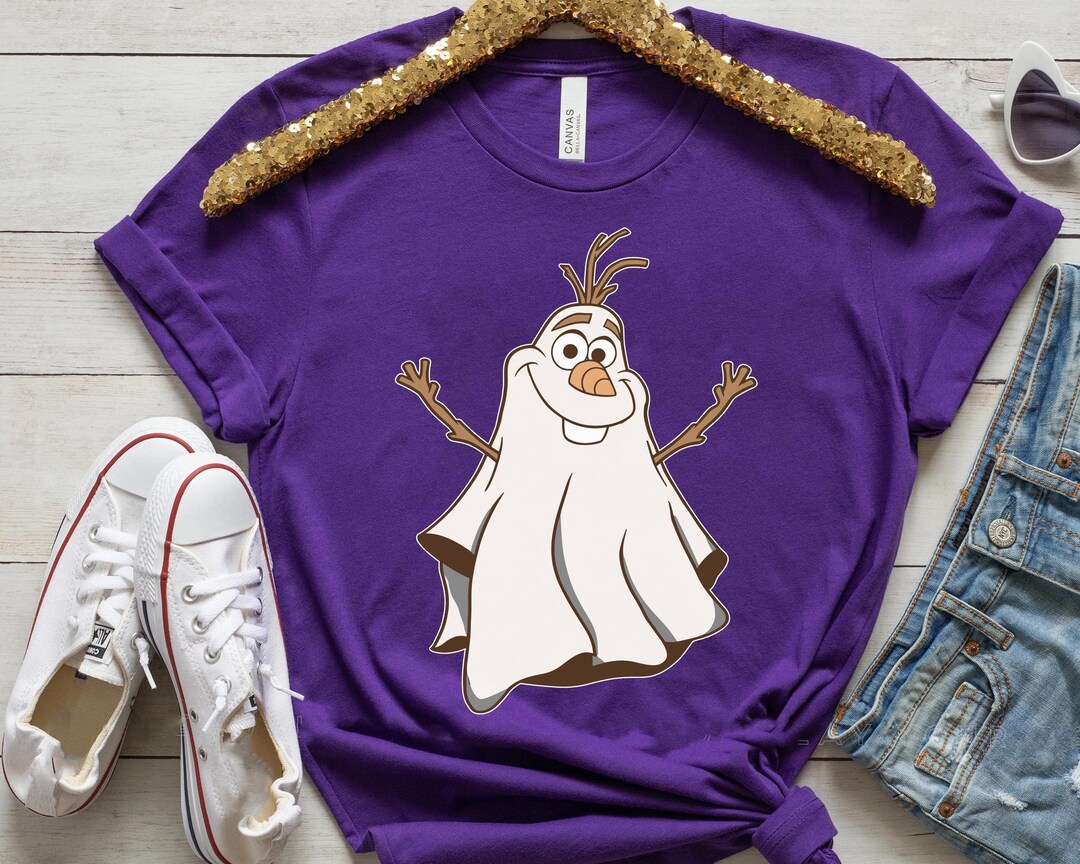 Olaf Halloween Boo Ghost Comfort Colors Shirt, Disney Frozen Halloween ...