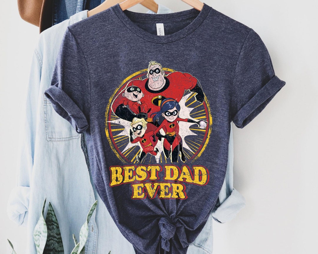 Vintage Mr. Incredible Best Dad Ever Comfort Colors Shirt, Bob Parr and ...