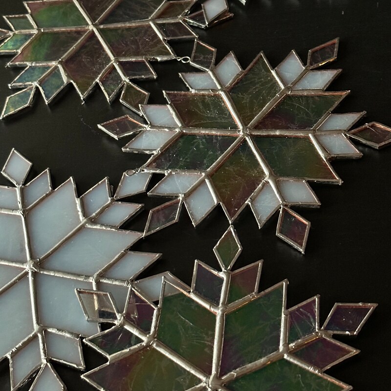 Beveled Snowflake - Etsy