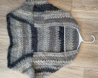 Oversized Crochet Shrug - Etsy