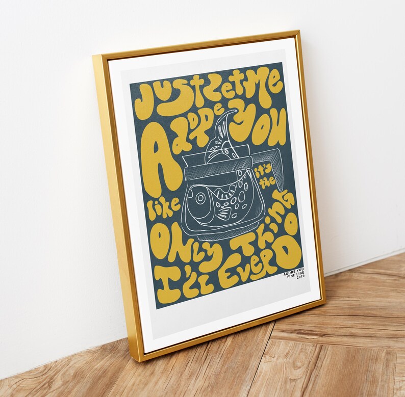 Adore You Poster Harry Styles Poster Album Cover Styles Music Themed ...