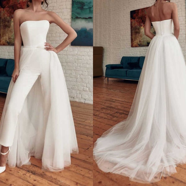 Bridal Jumpsuit - Etsy