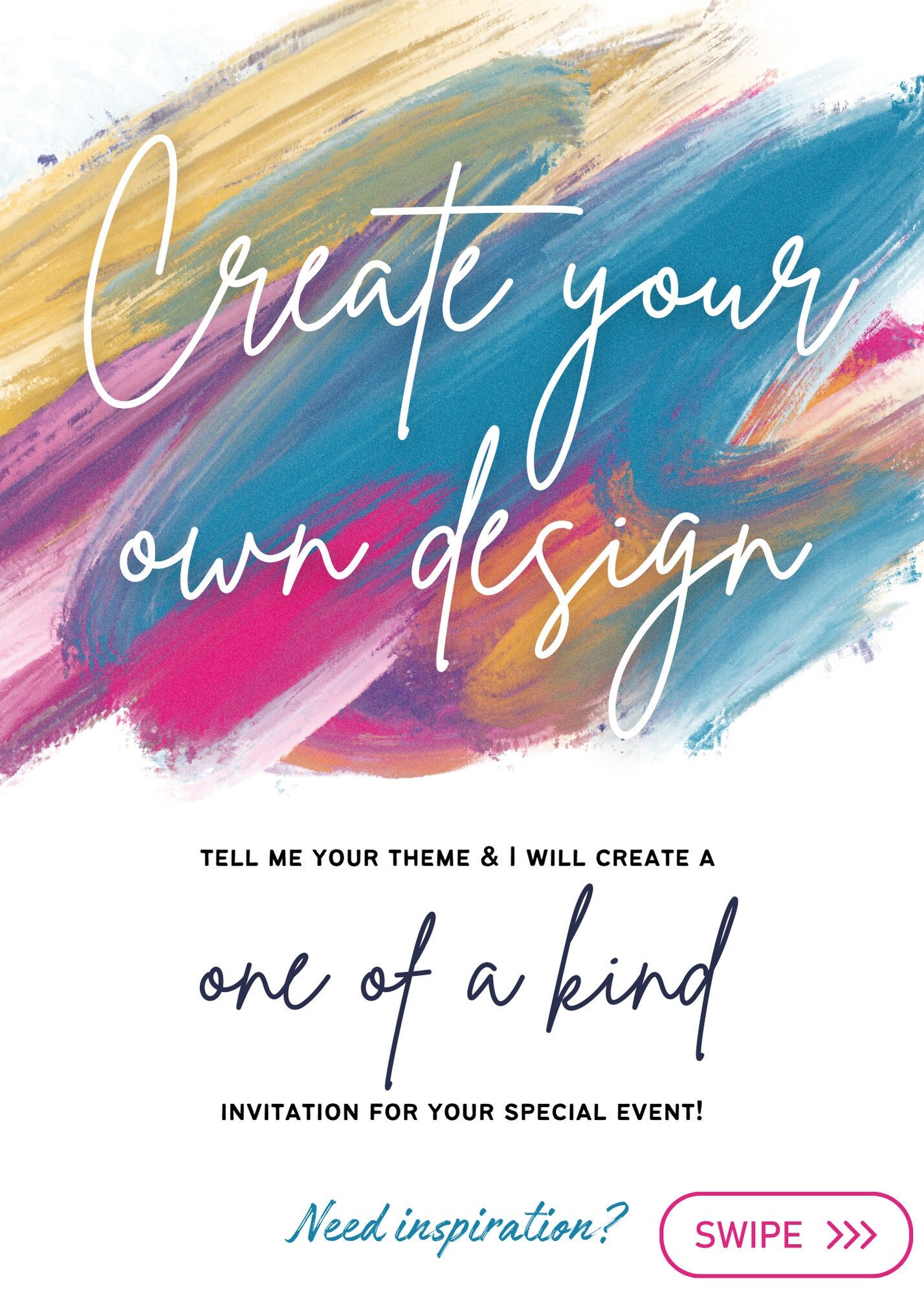 Create Your Own Invitation | Kids Invitation | Digital Download ...