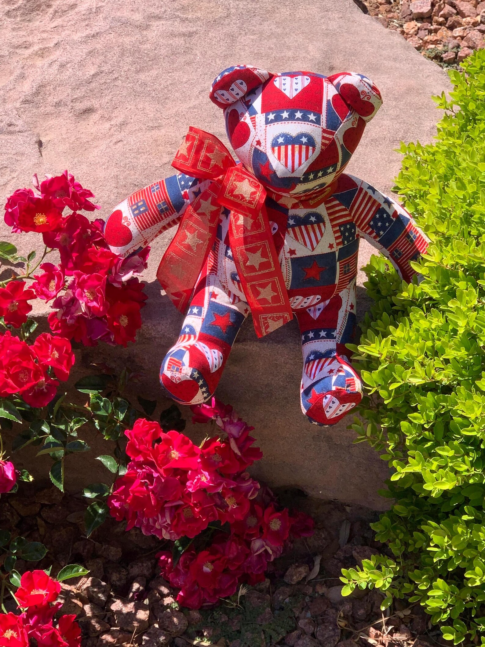 Fourth of July Patriotic Teddy Bear - Etsy
