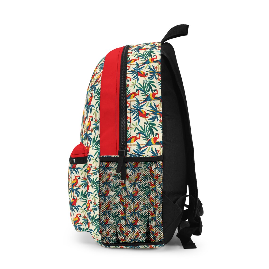 Tropical Jungle Parrot Backpack Back to School Gear, Travel Backpack ...