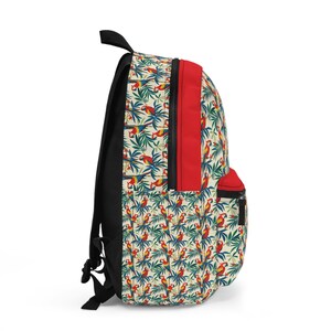 Tropical Jungle Parrot Backpack Back to School Gear, Travel Backpack ...