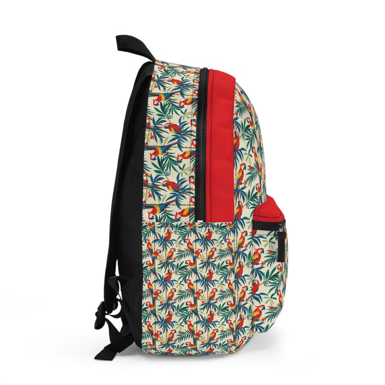 Tropical Jungle Parrot Backpack Back to School Gear, Travel Backpack ...