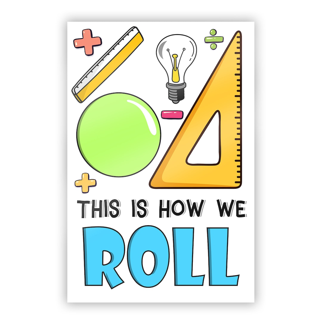 Maths Classroom Posters Math Teacher Class Classroom Decor - Etsy