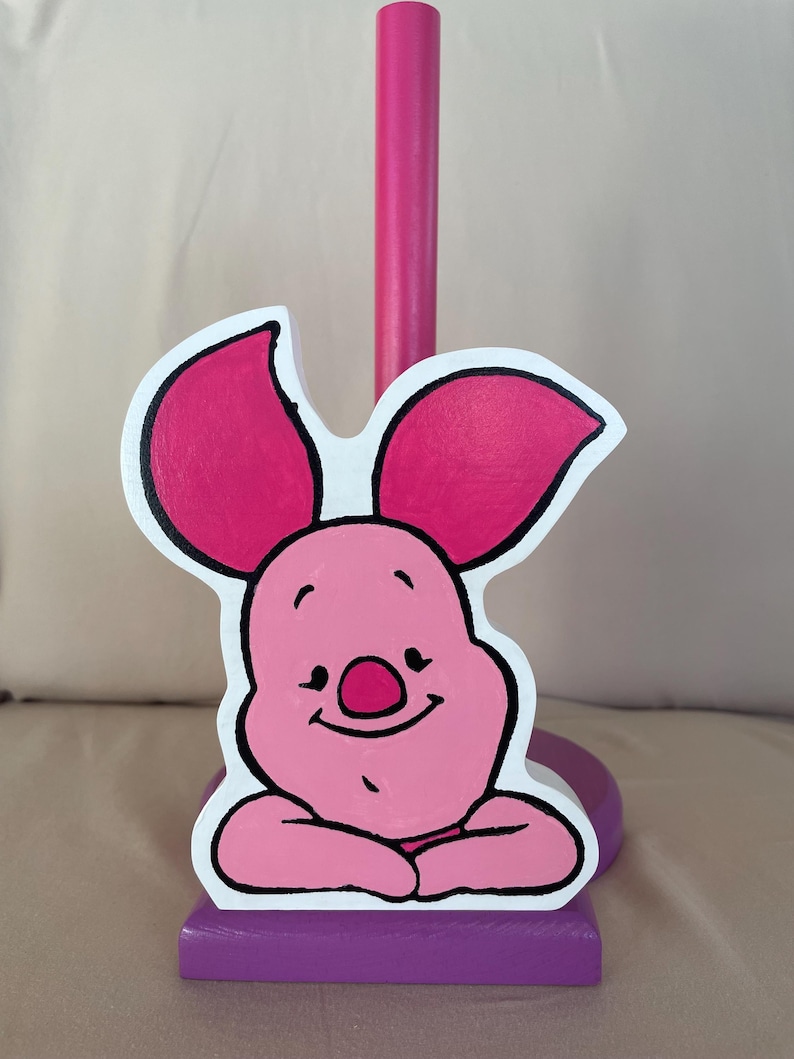 Piglet From Winnie the Pooh Paper Towel Holder - Etsy