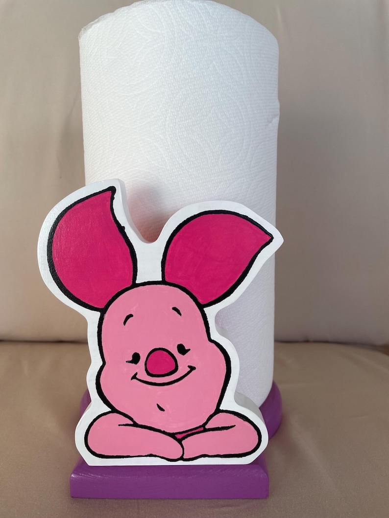 Piglet From Winnie the Pooh Paper Towel Holder - Etsy