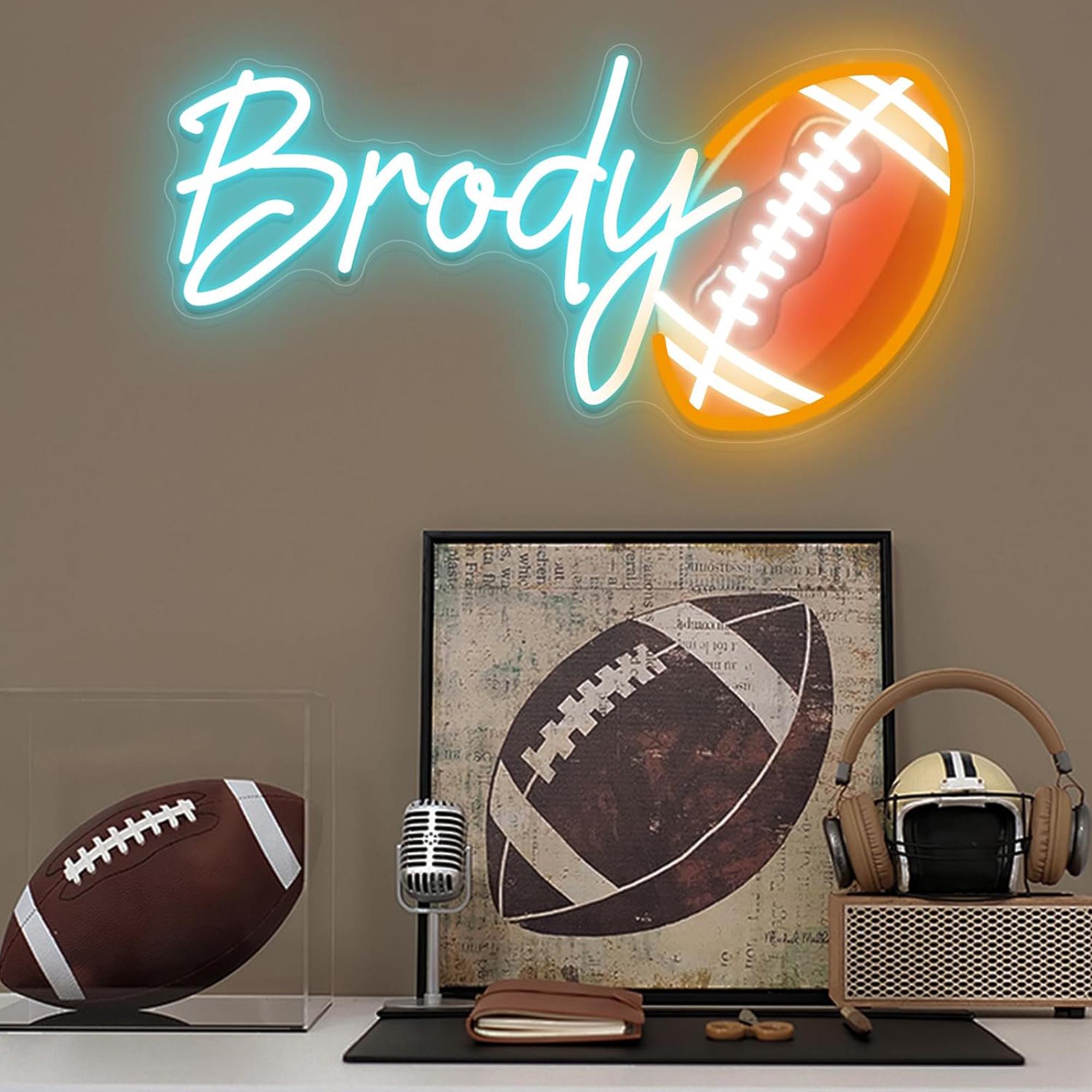 Custom Basketball Led Neon Sign, Custom Name Neon Sign for Kids ...