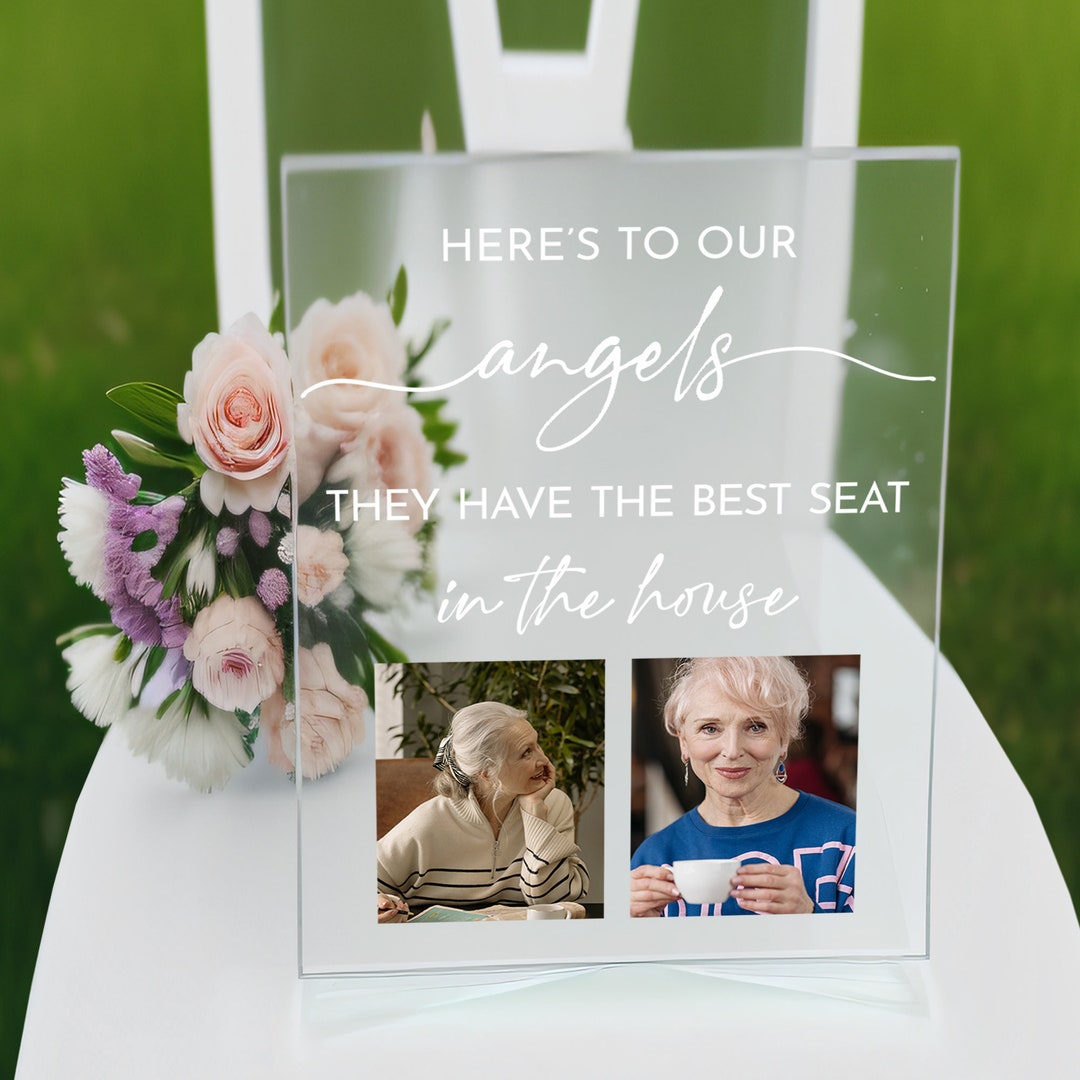 Wedding Memorial Plaques for Loved Ones Lost in Memory, Wedding Decor ...