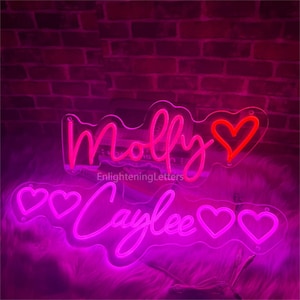 Custom Led Name Sign Gift for Kid, Custom Name Sign Teenage Gift, Led ...