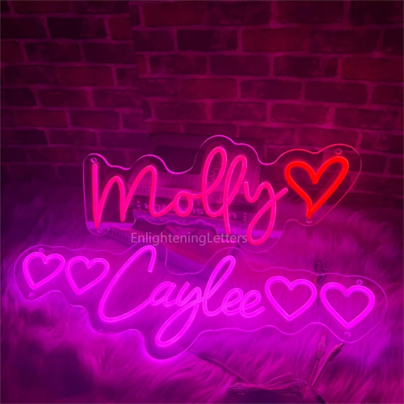 Custom Led Name Sign Gift for Kid, Custom Name Sign Teenage Gift, Led ...