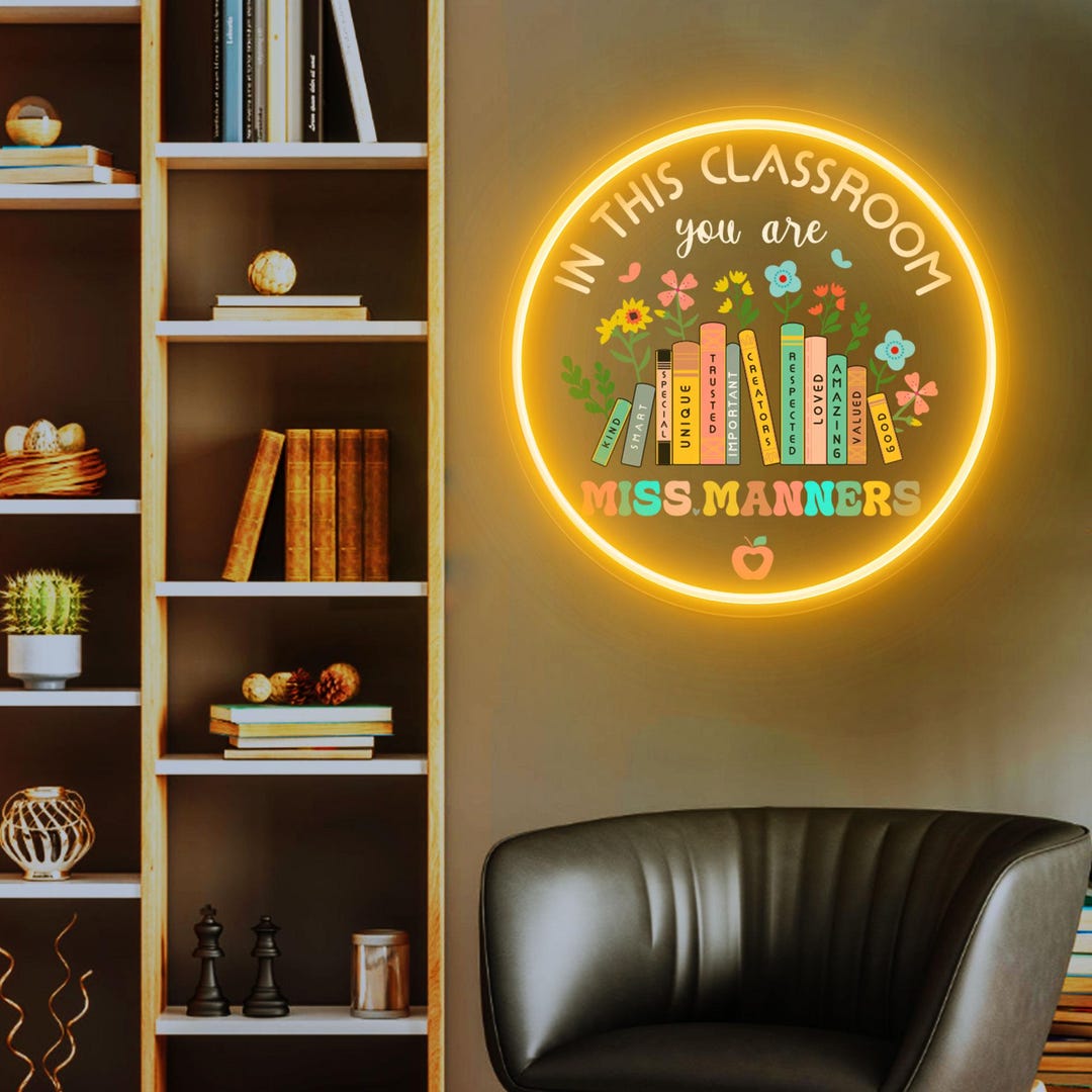 Teacher Door Sign Custom Wall Decor, Grade Teacher Name Sign, Classroom ...