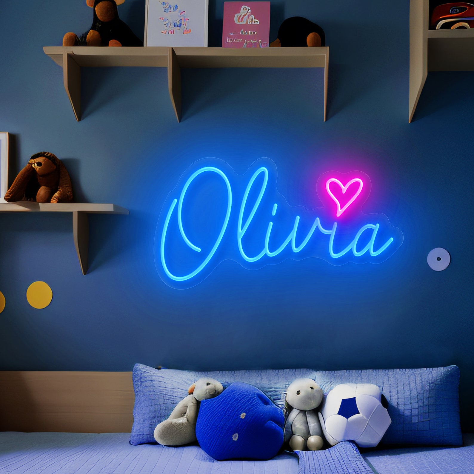 Custom Led Name Sign Gift for Kid, Custom Name Sign Teenage Gift, Led ...