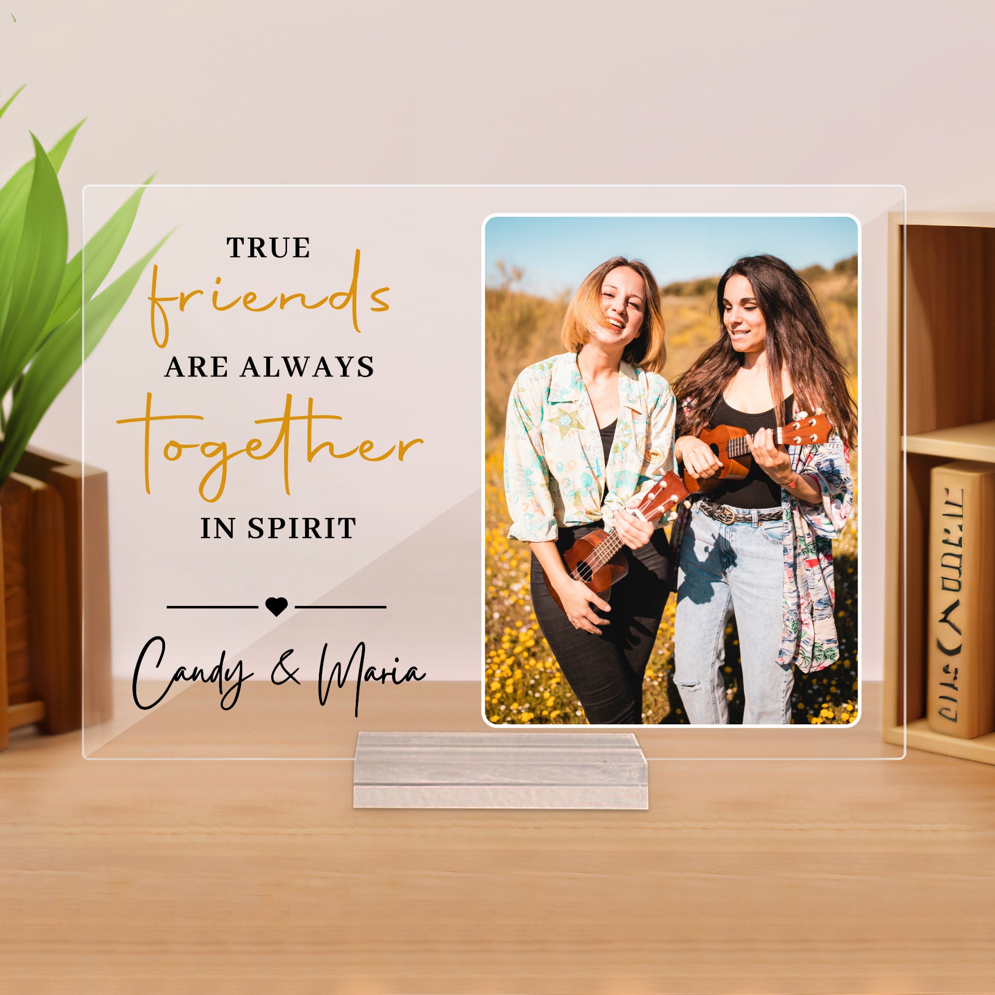 Personalized Photo Plaque Gifts for Friends, Custom Photo Gifts for Her ...