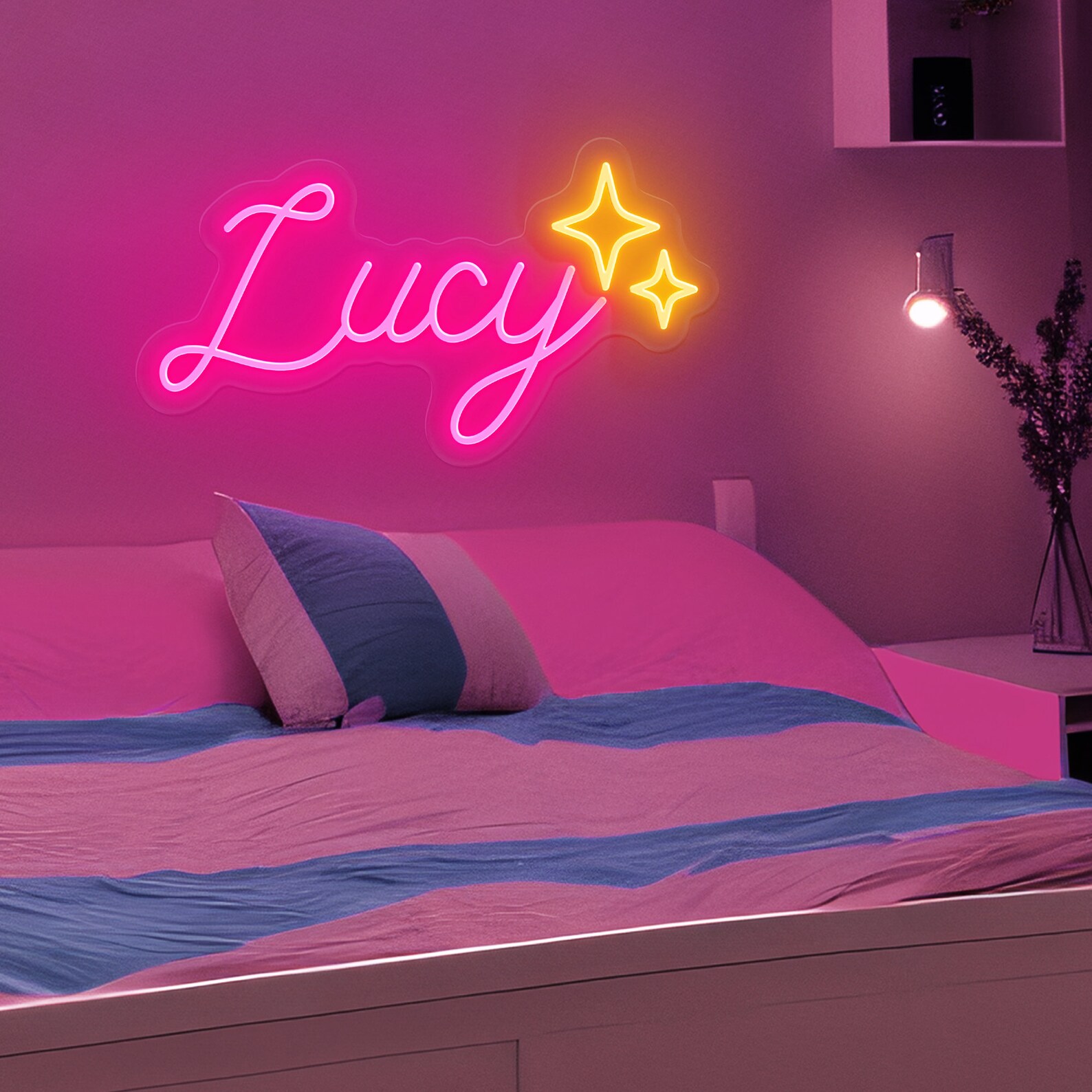 Custom Led Name Sign Gift for Kid, Custom Name Sign Teenage Gift, Led ...