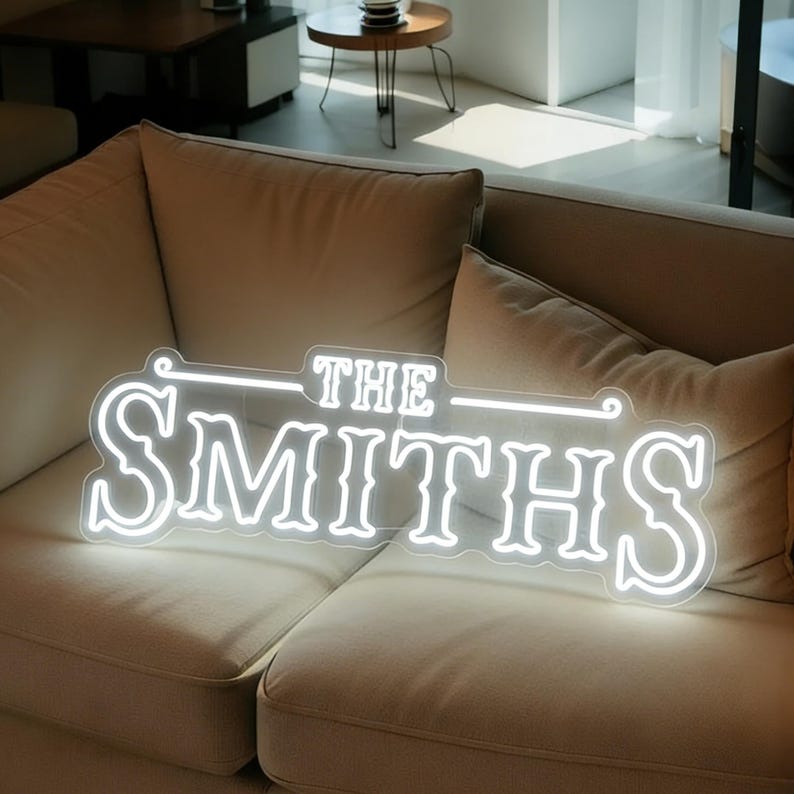 Custom Western Font Neon Name Sign for Wedding Decor, Rustic Wedding ...