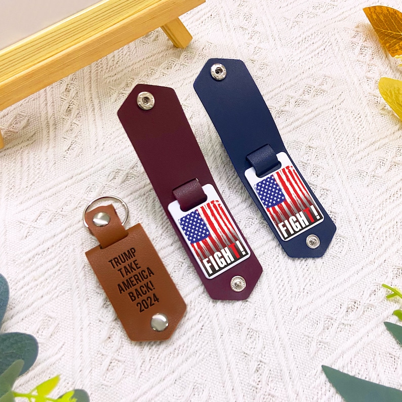 Custom Leather Keychain With Photo, Personalized Gifts for 2024, Custom ...