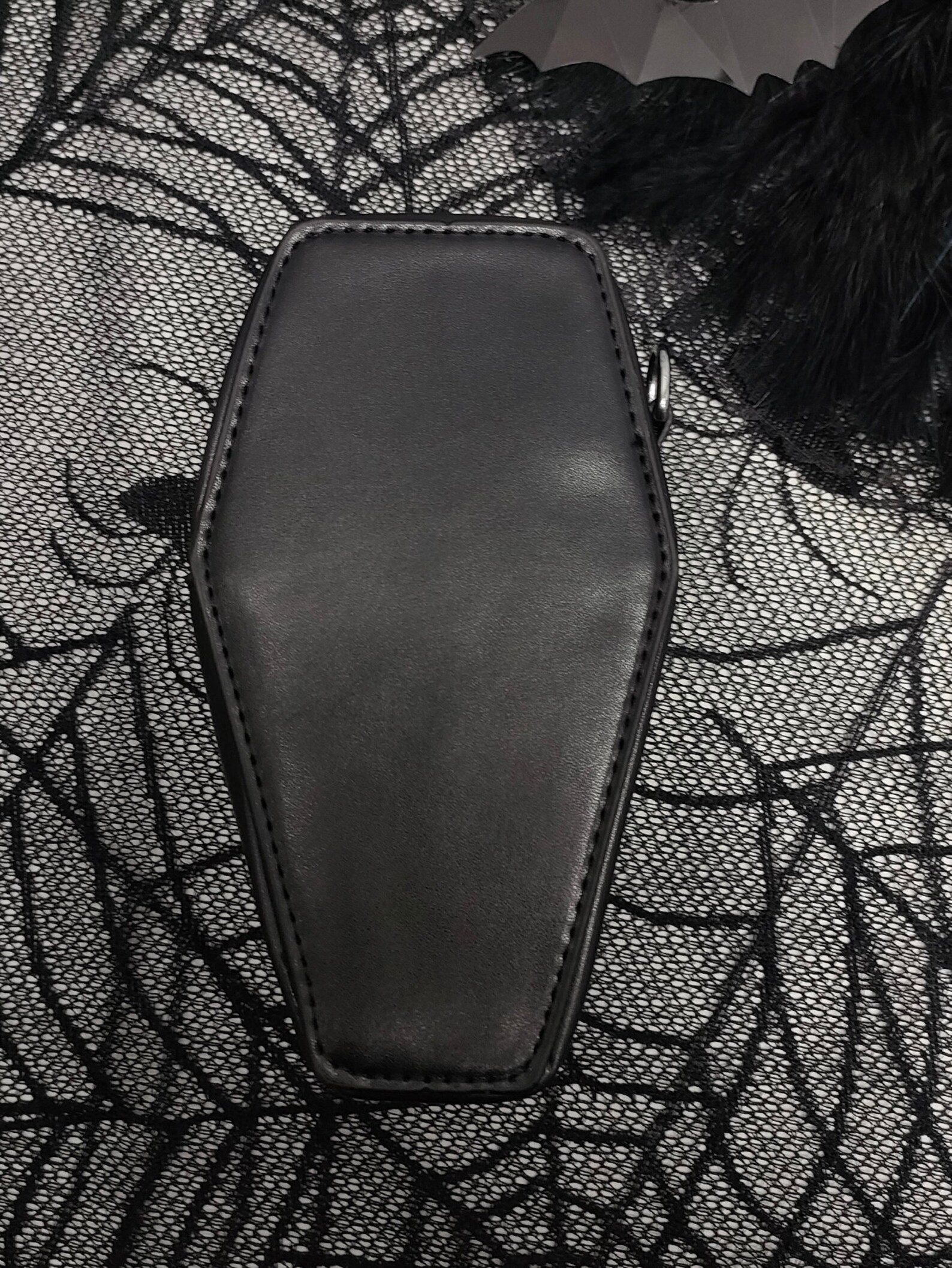 Halloween Gothic Studded Coffin Shaped Bags,mini Punk Rock Style Metal ...