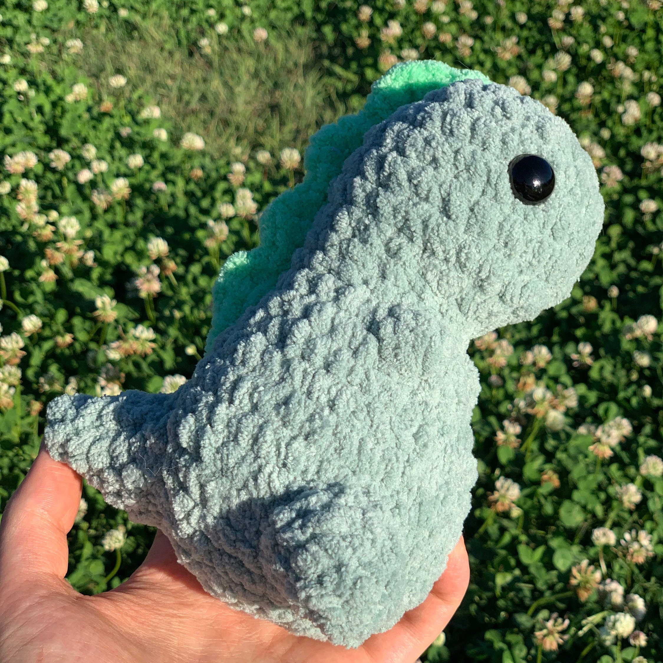 Chunky Dino Amigurumi Plushie Cute Soft Toy Handmade Crochet - Etsy
