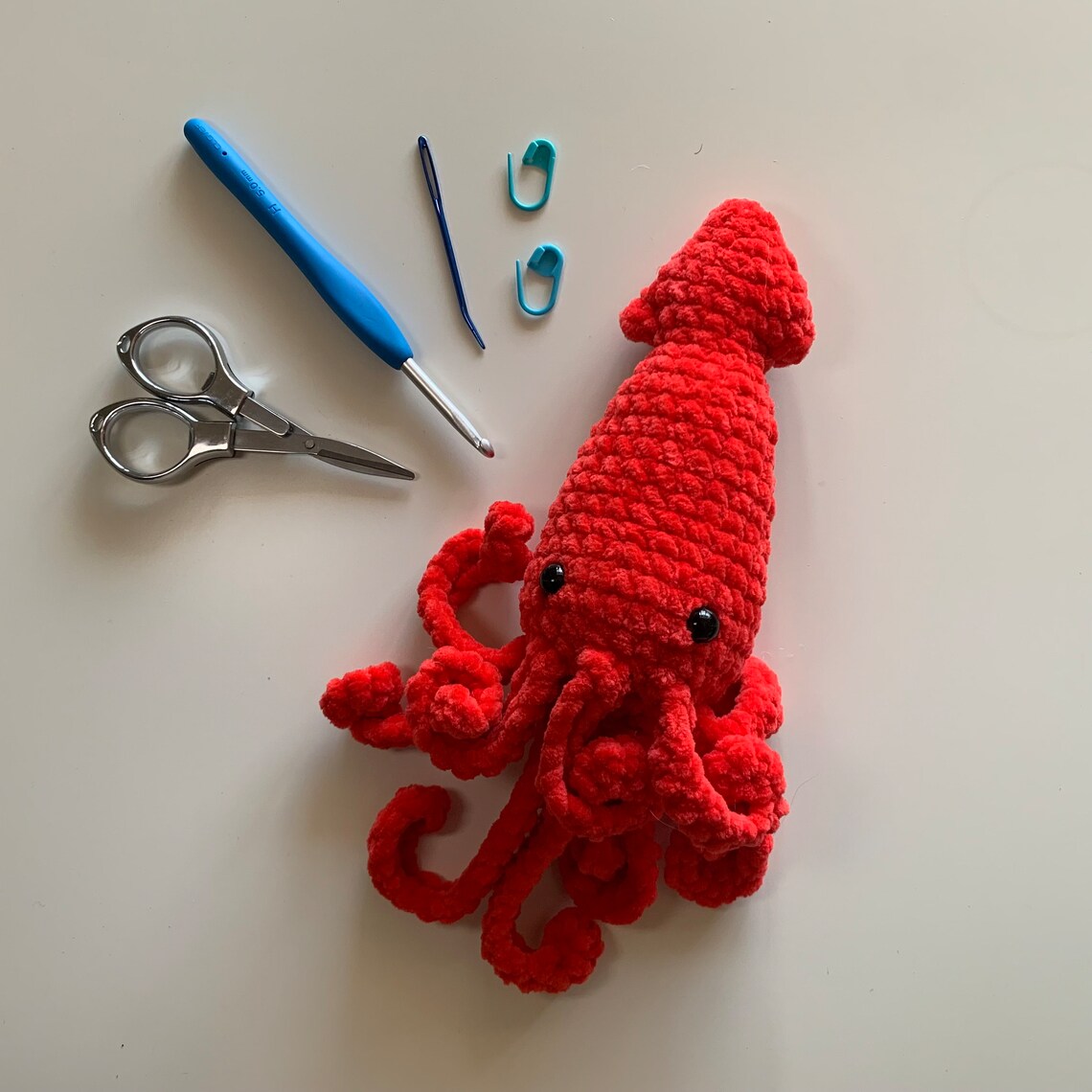 PDF PATTERN ONLY: Squishy Squid Adorable Amigurumi Crochet - Etsy