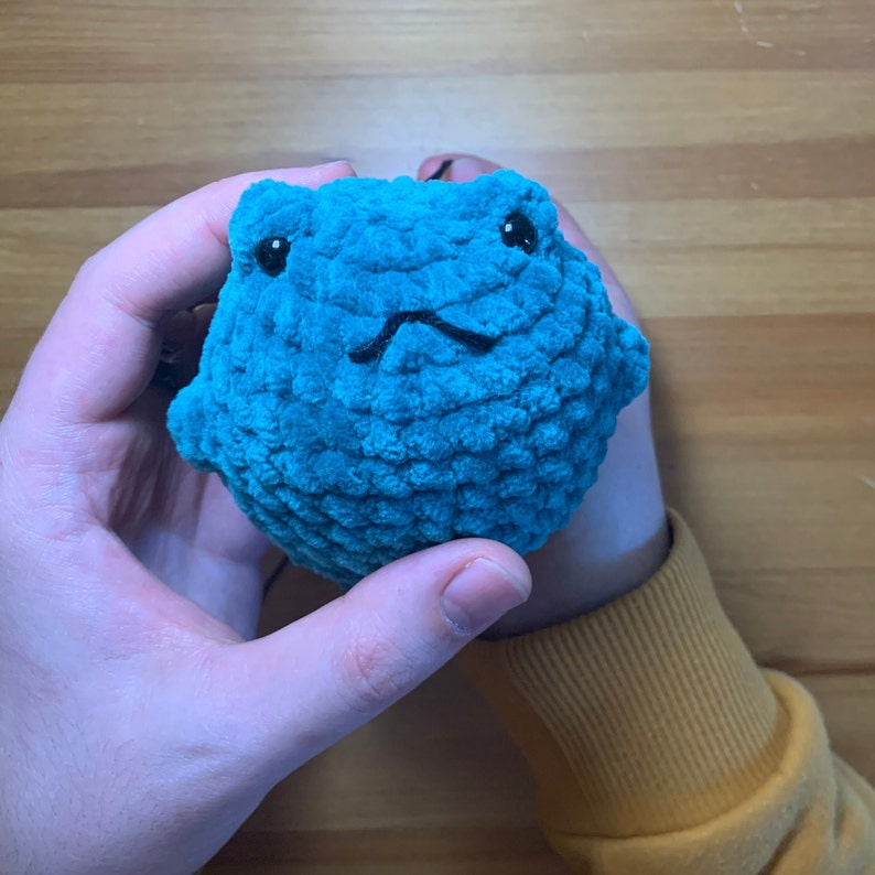 PDF DIGITAL DOWNLOAD | Grumpy Bum Frog Adorable Amigurumi Crochet ...