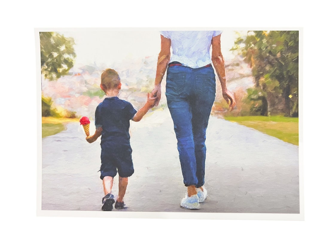 Mother's Day Card: Mother & Child Art - Etsy