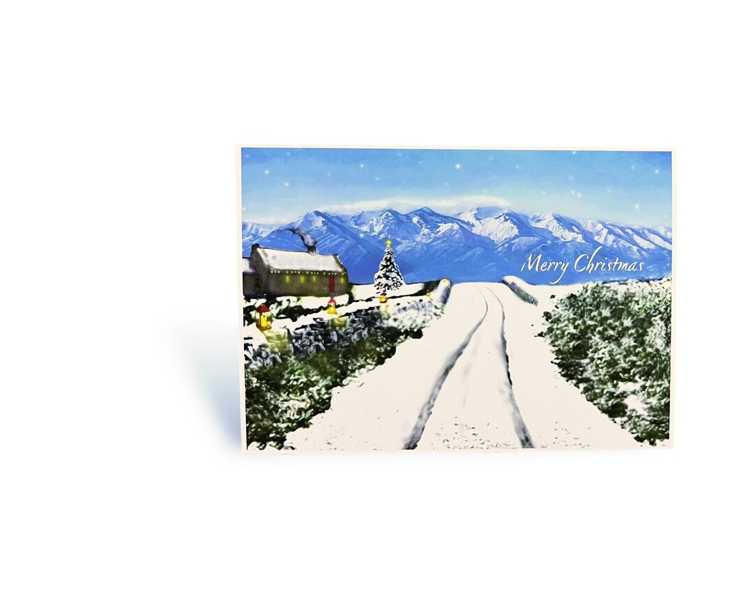 Christmas Cottage, Christmas Card, Merry Christmas, Countryside ...