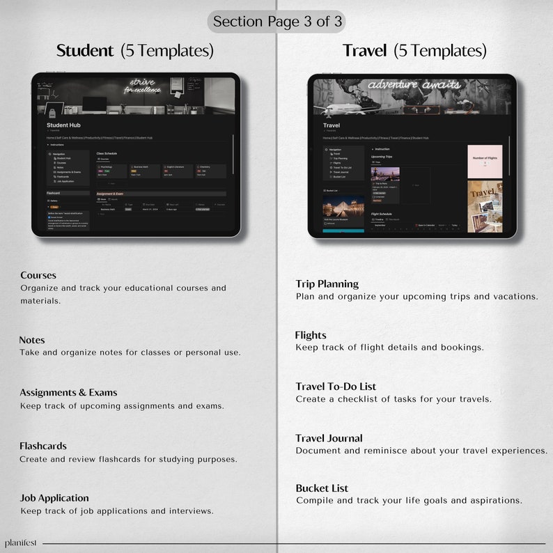 Notion Ultimate Life Planner | ALL IN ONE Notion Template | Notion ...