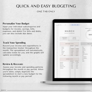 Budget Planner for Google Sheets | Monthly Budget Spreadsheet ...