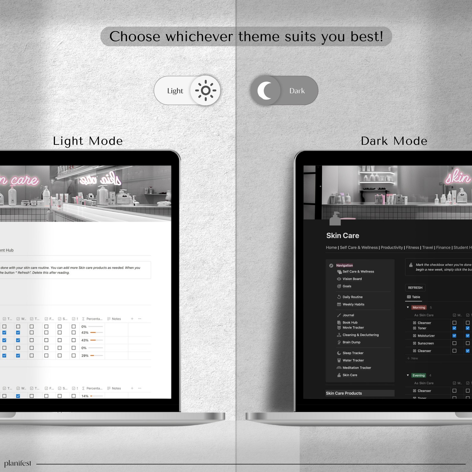 Notion LIFE Planner Template All in One Notion Dashboard Aesthetic ...