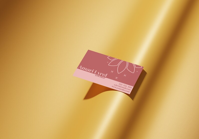 Business Card Template, Instant Download, Printable Business Card ...