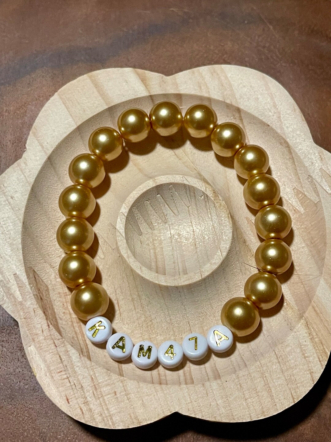 Kamala Harris kam47a Gold Pearl Friendship Bracelet - Etsy