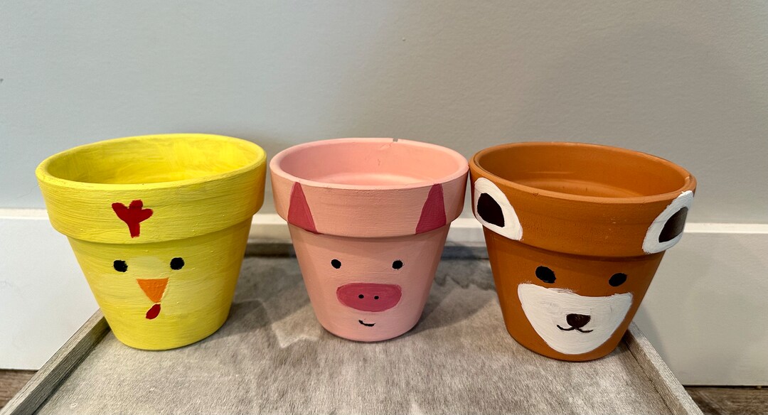 Custom Animal Flower Pot| Terracotta Pot| Farmhouse Decor| Farm Svg ...
