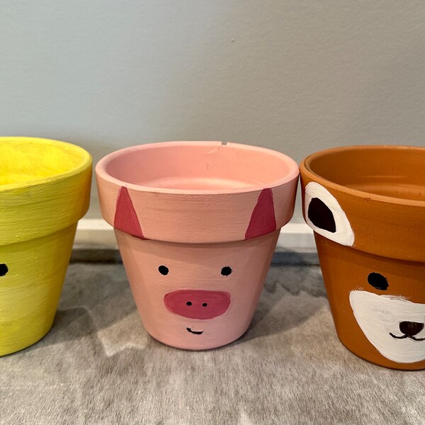 Farmhouse Flower Pot - Etsy
