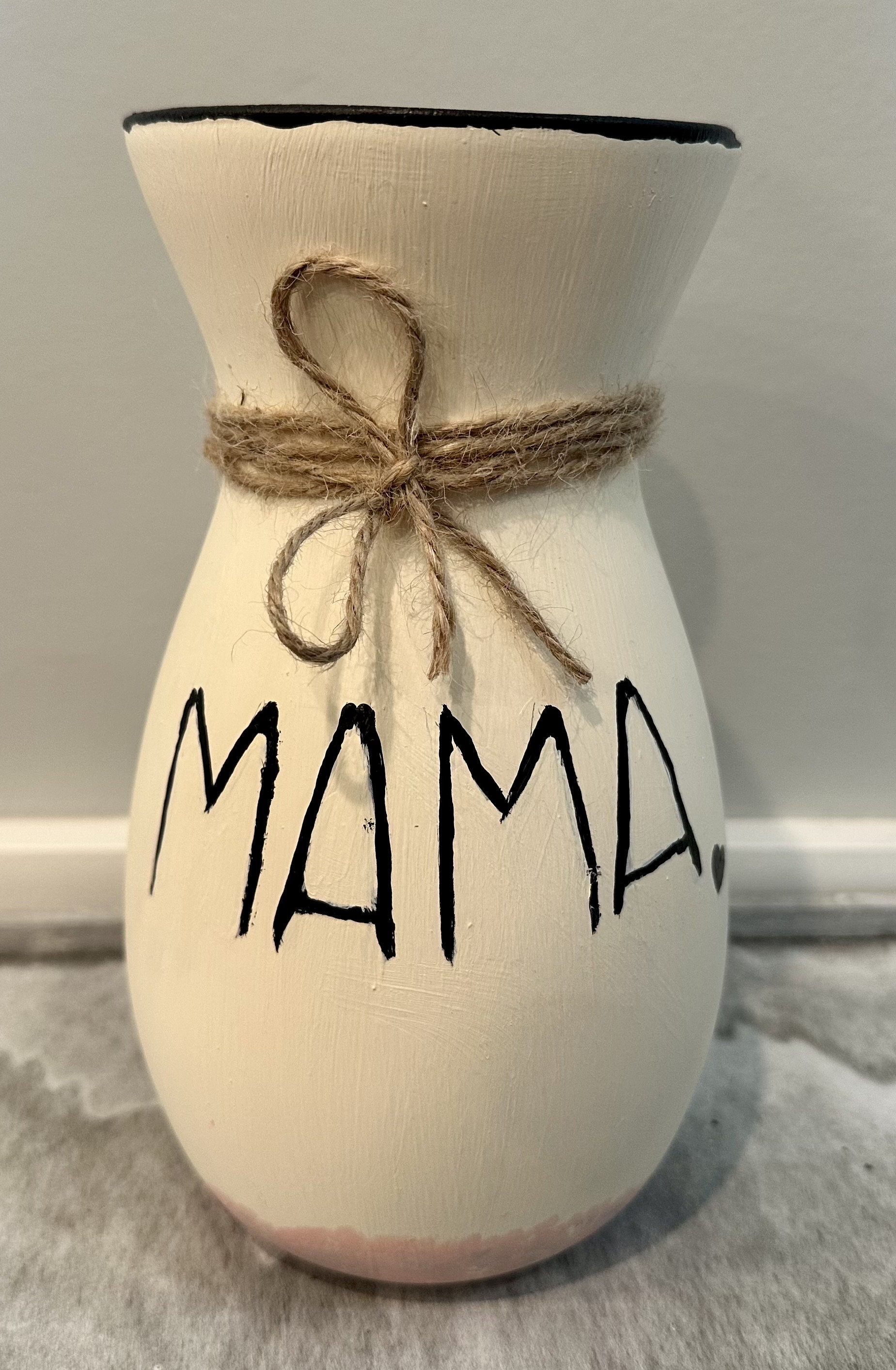 Personalized Name Vase Painted Vase Personalized Gift Vase Glass Decor ...