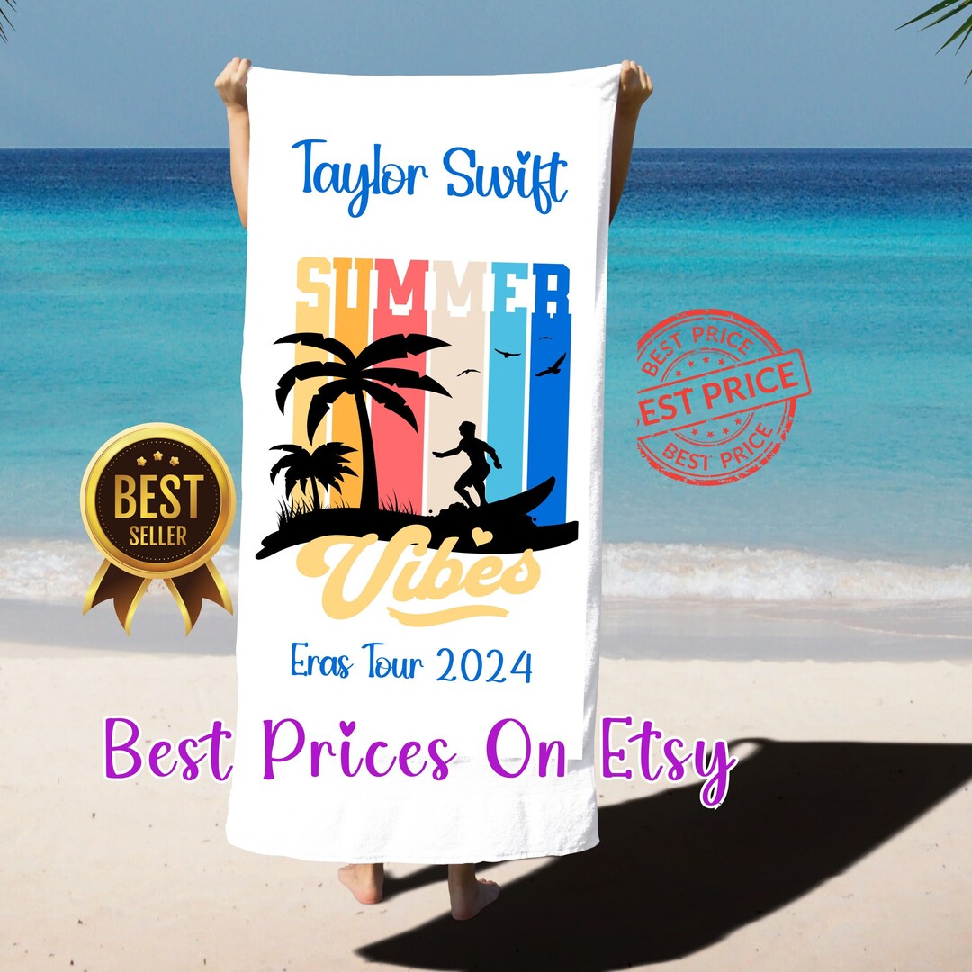 Taylor Swift Beach Towel, Swiftie Beach Towel, Taylor Swiftie Pool ...