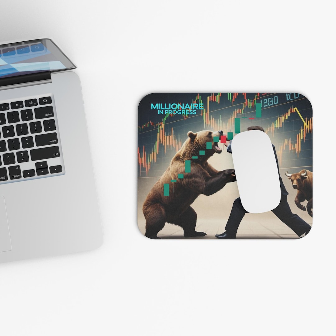 Stock Market Mouse Pad, Trader Gift, Finance Office Decor - Etsy