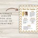 Meet the Teacher Template, Meet the Teacher Boho, Back to School Flyer ...