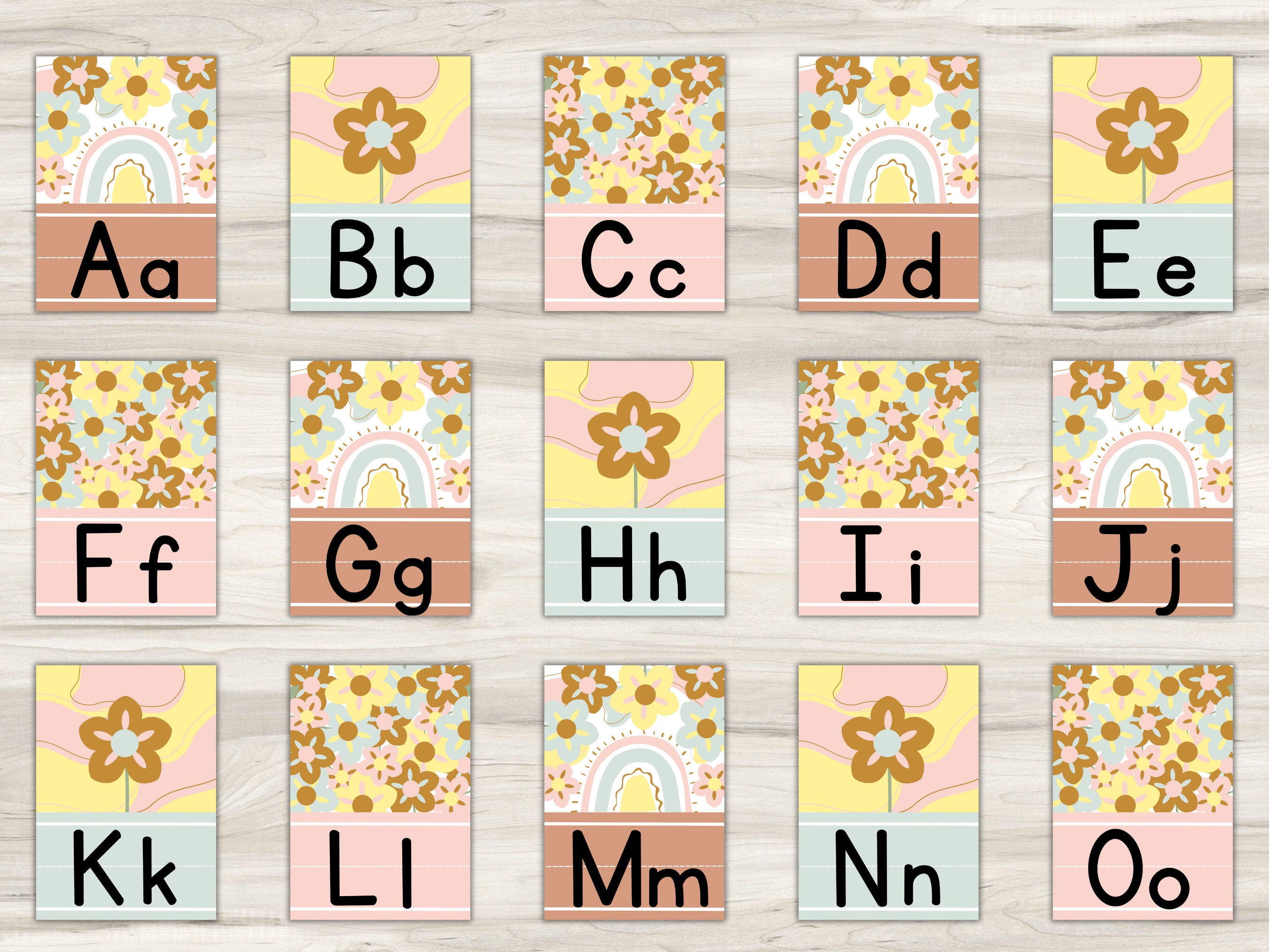 Alphabet Poster, ABC Poster, Educational Posters, Homeschool Posters ...
