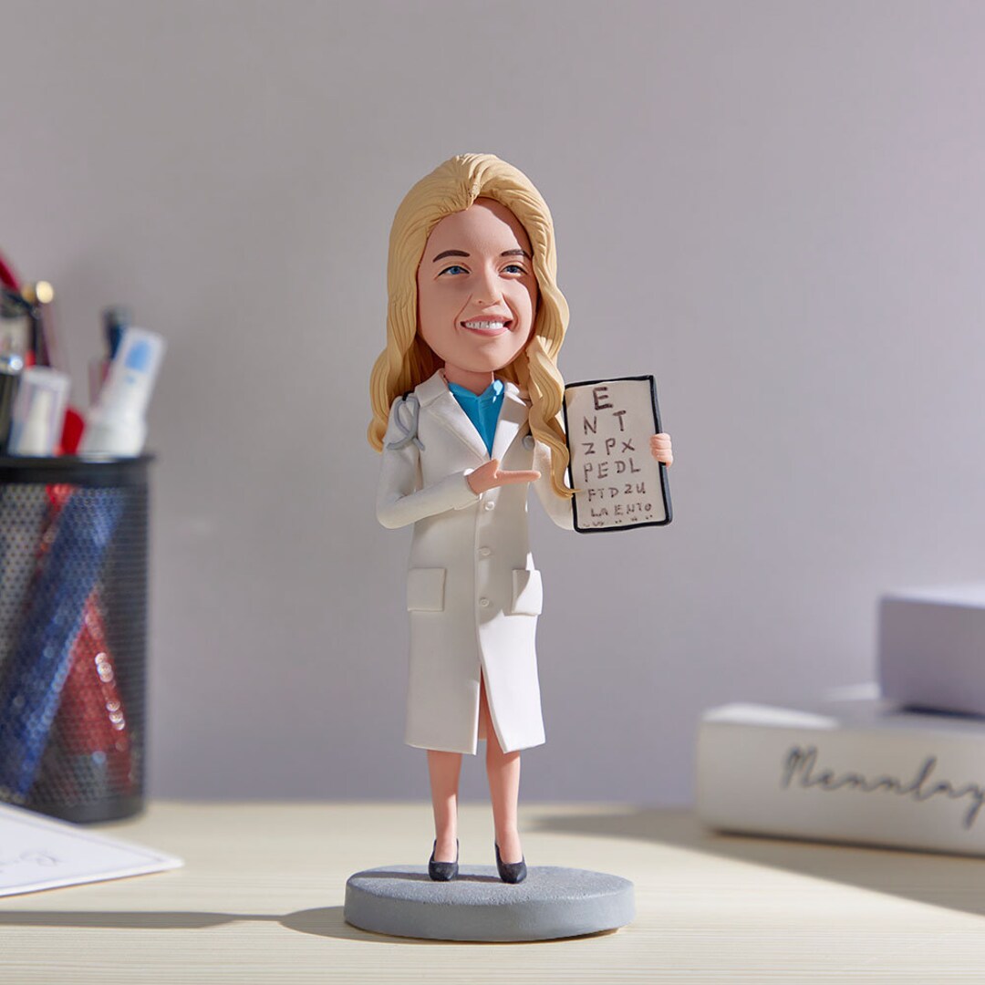Custom Doctor Bobblehead Custom Optometrist Bobblehead Doll - Etsy