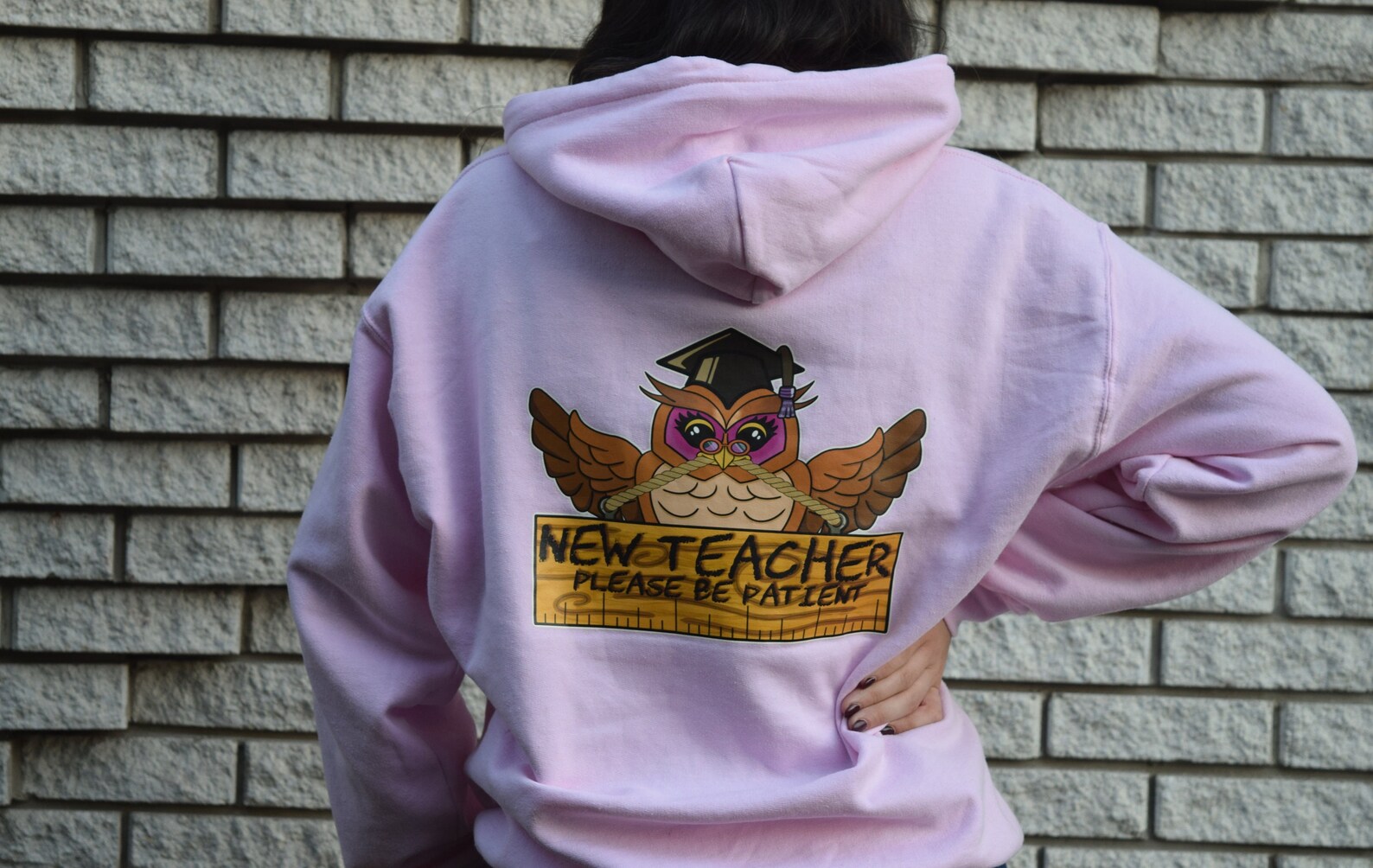 M.S. Hoot 'new Teacher Please Be Patient' Hoodie - Etsy