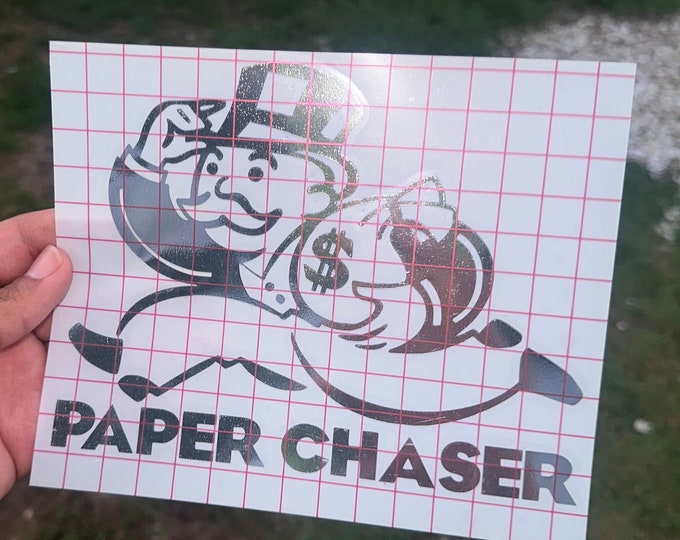 Monopoly Man Paper Chaser Decal, Money/cash Decal Sticker, Money Chaser ...