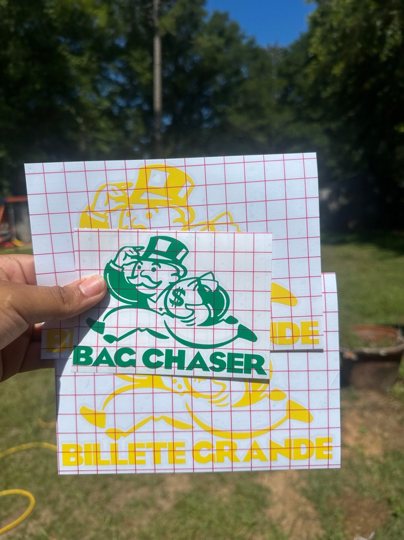 Monopoly Man Paper Chaser Decal, Money/cash Decal Sticker, Money Chaser ...